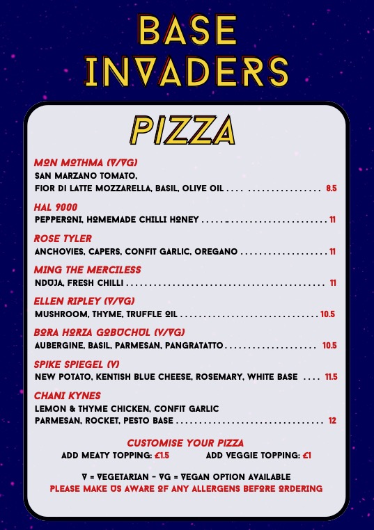 menu - space bar and kitchen space bar and kitchen